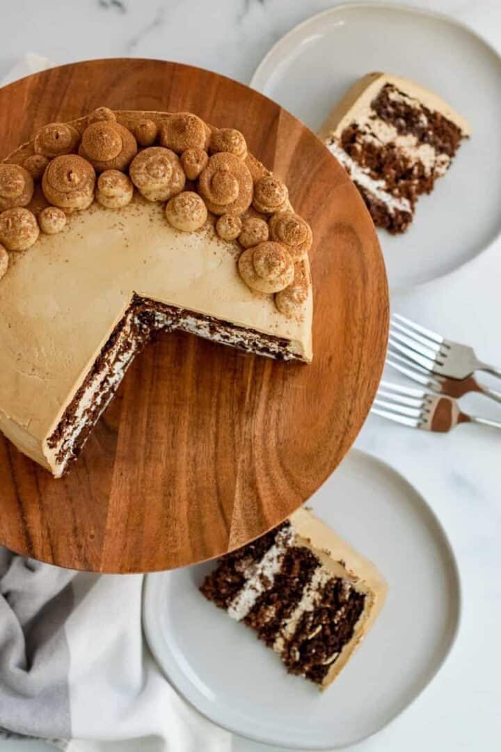 Chocolate Mocha Cake | The Marble Kitchen