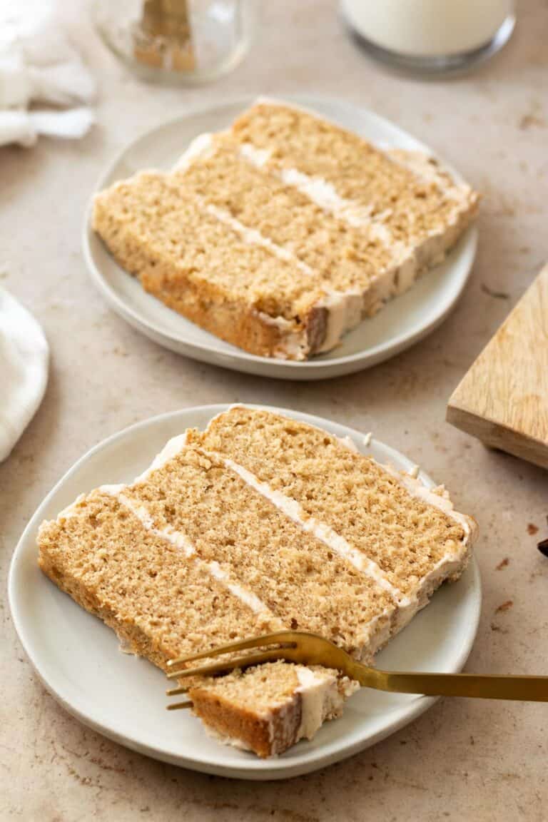 Chai Cake with Chai Cream Cheese Frosting | The Marble Kitchen