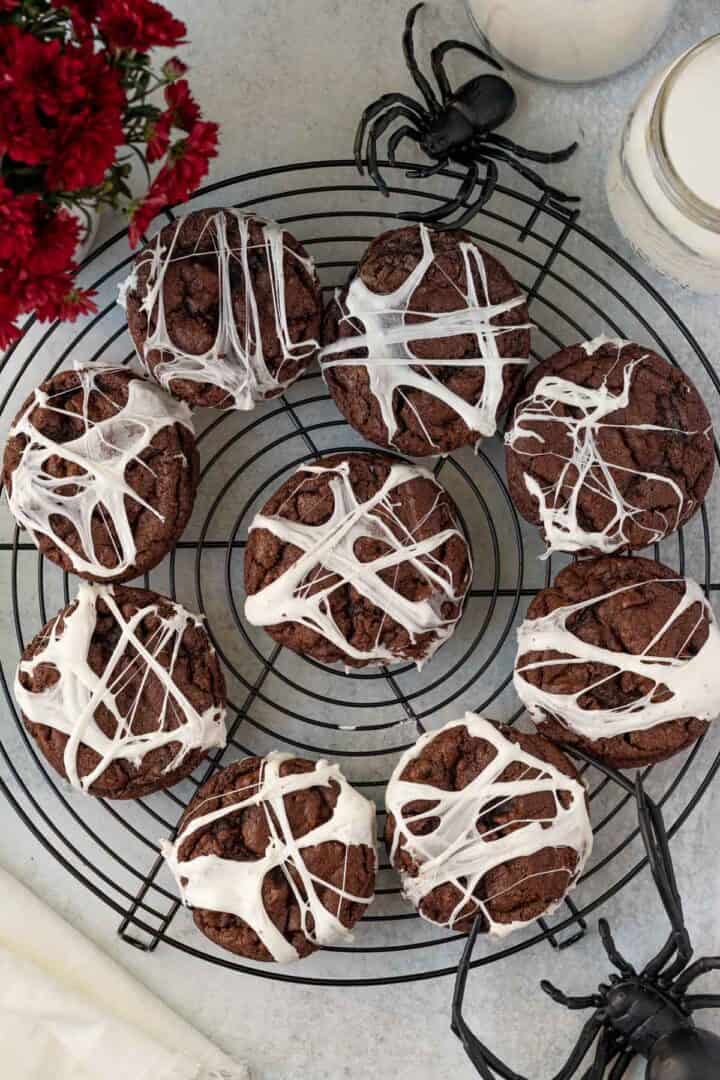 Spider Web Cookies | The Marble Kitchen